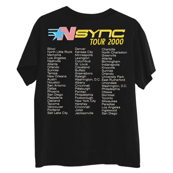 Tour 2000 Dateback T-Shirt - NSYNC UK