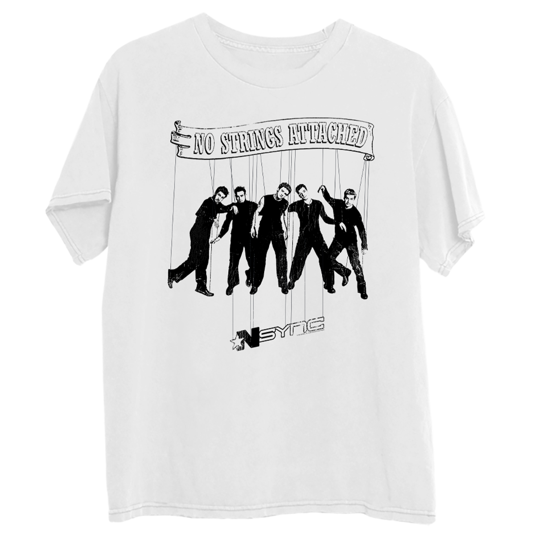 No Strings Attached Marionette White T-Shirt - NSYNC UK