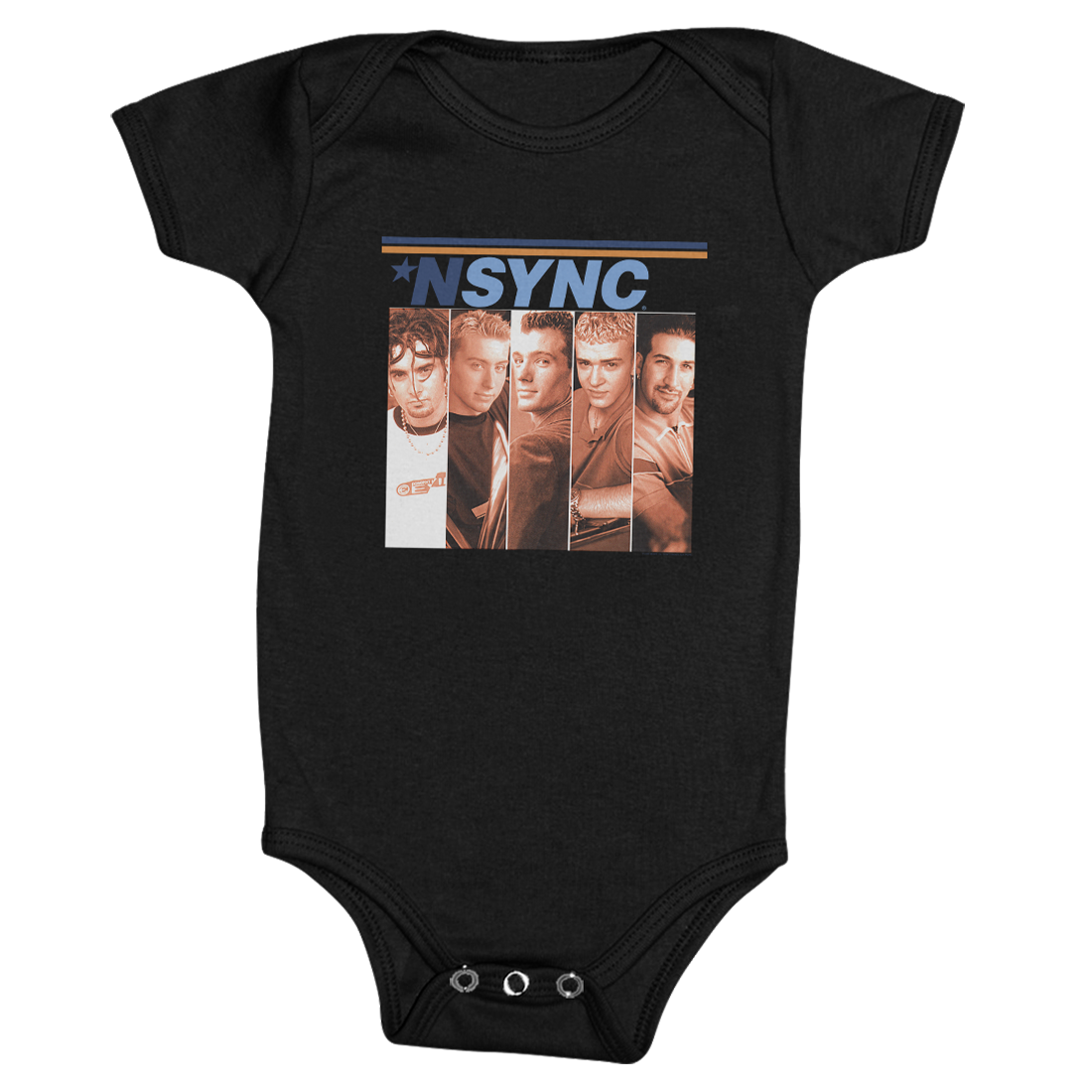 *NSYNC Debut Album Cover Onesie - Black - NSYNC UK